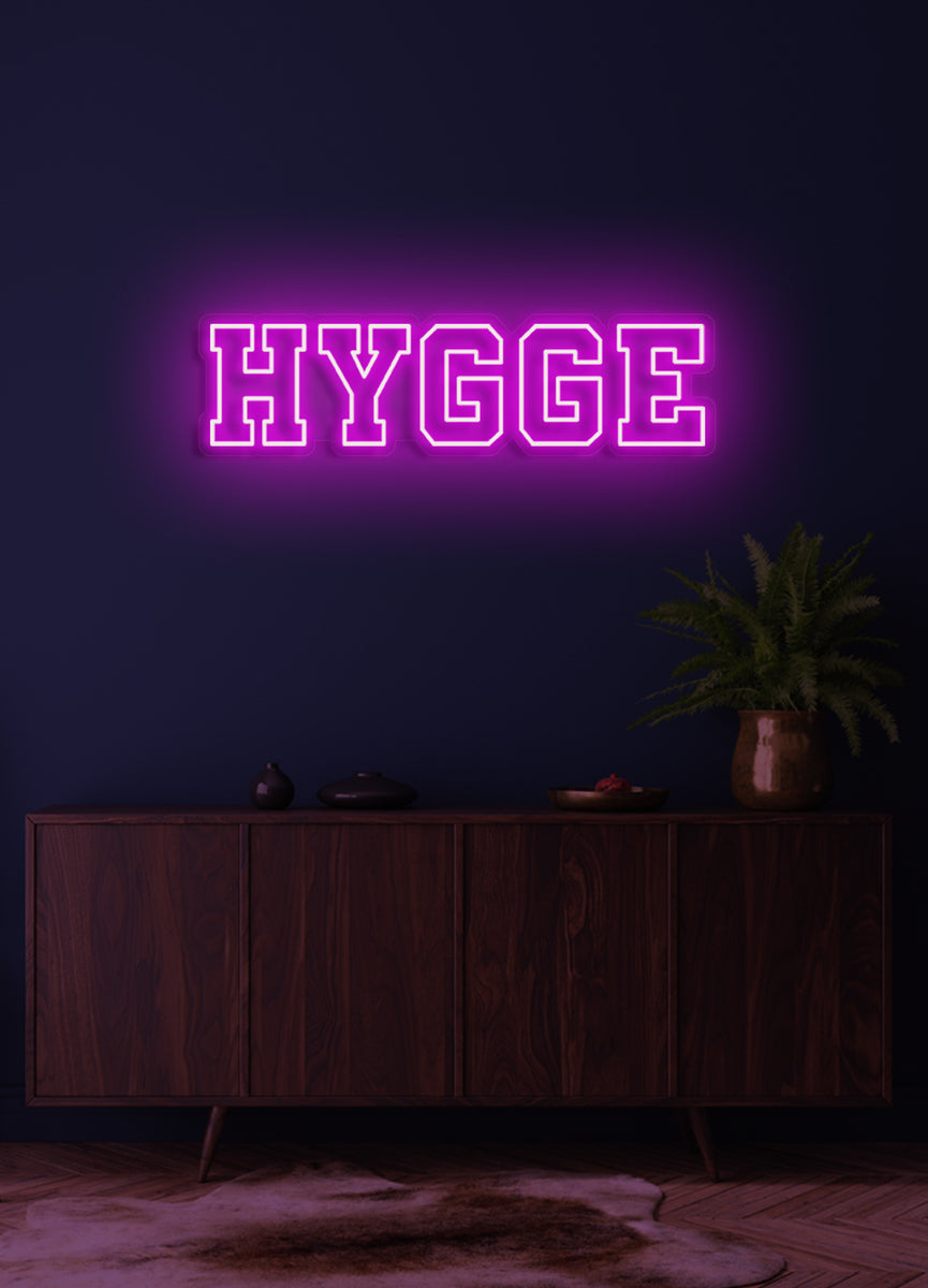 Hygge - LED Neon skilt – Neoncopenhagen