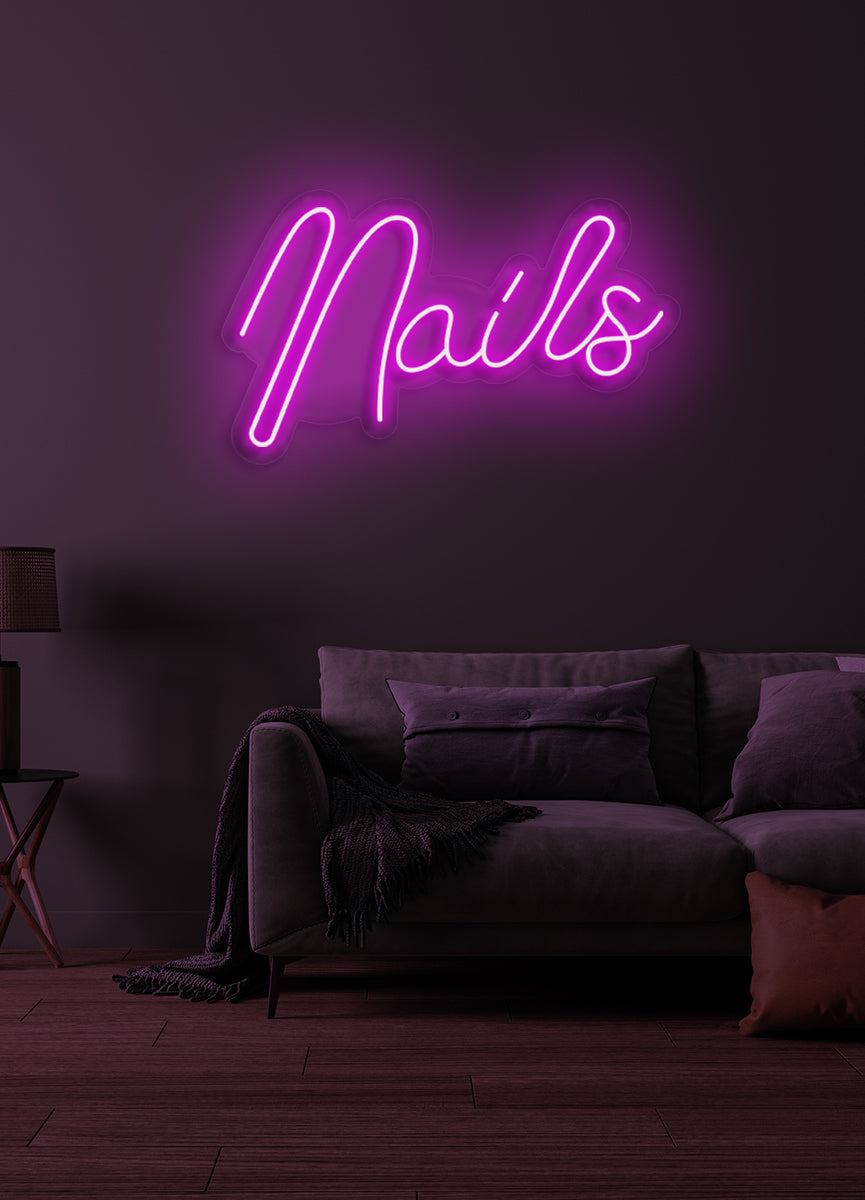 Nails - LED Neon skilt – Neoncopenhagen
