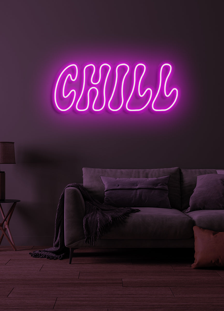 Chill - LED Neon skilt – Neoncopenhagen