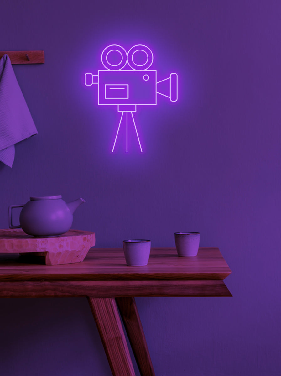 Video camera - LED Neon skilt – Neoncopenhagen