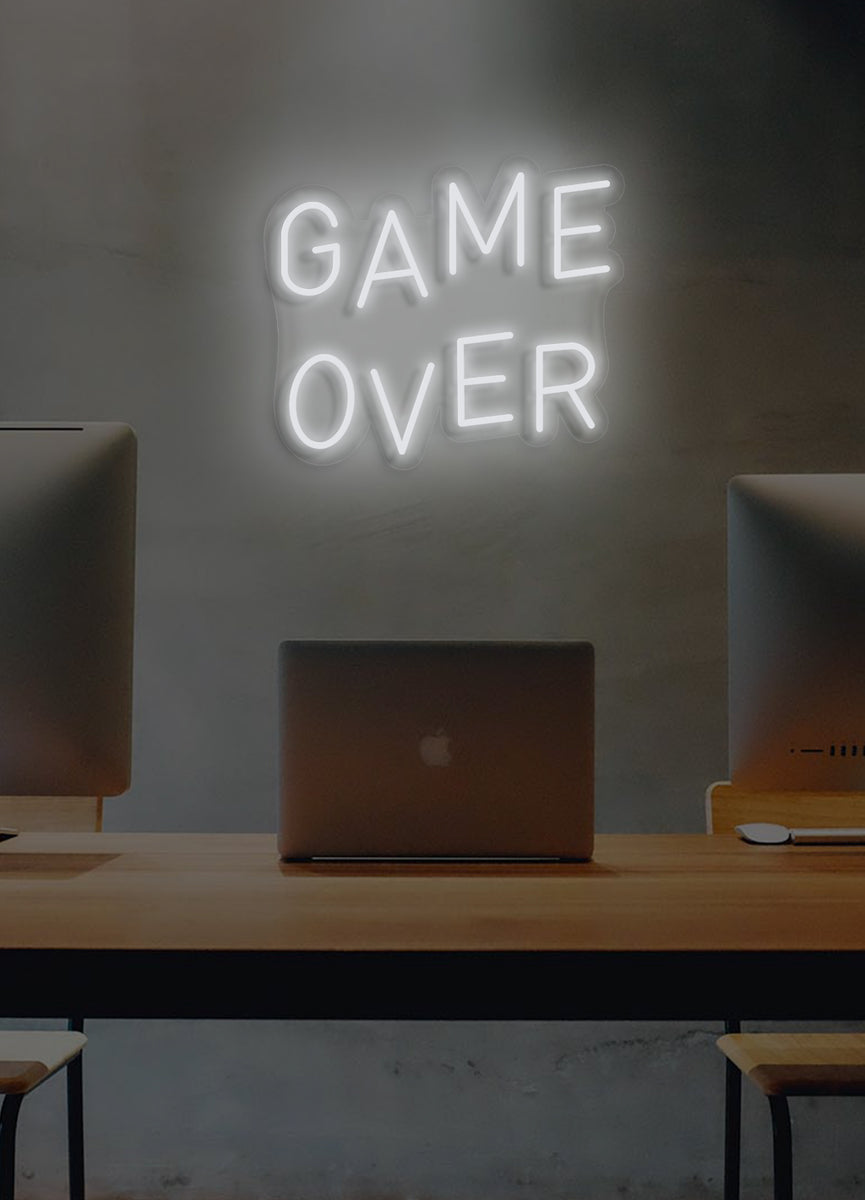 Game over - LED Neon skilt – Neoncopenhagen