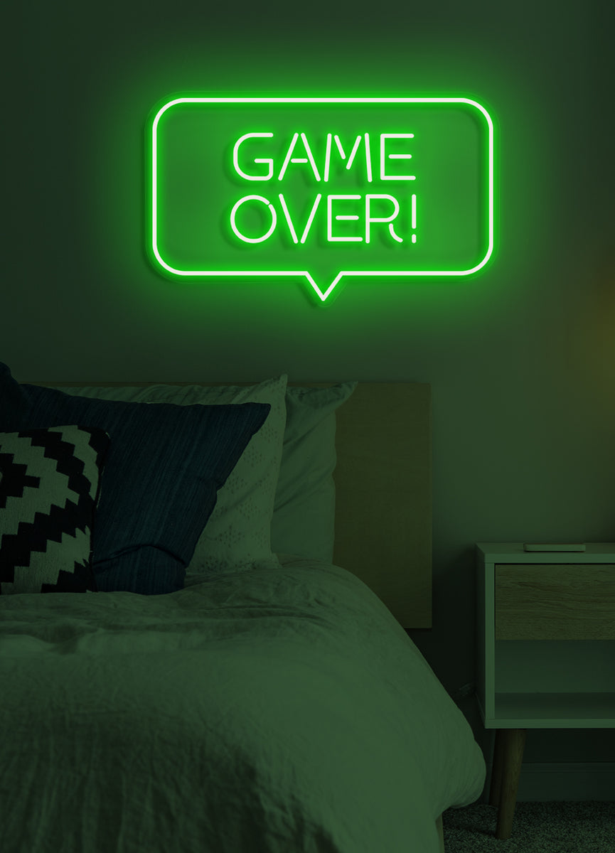 Game over - LED Neon skilt – Neoncopenhagen