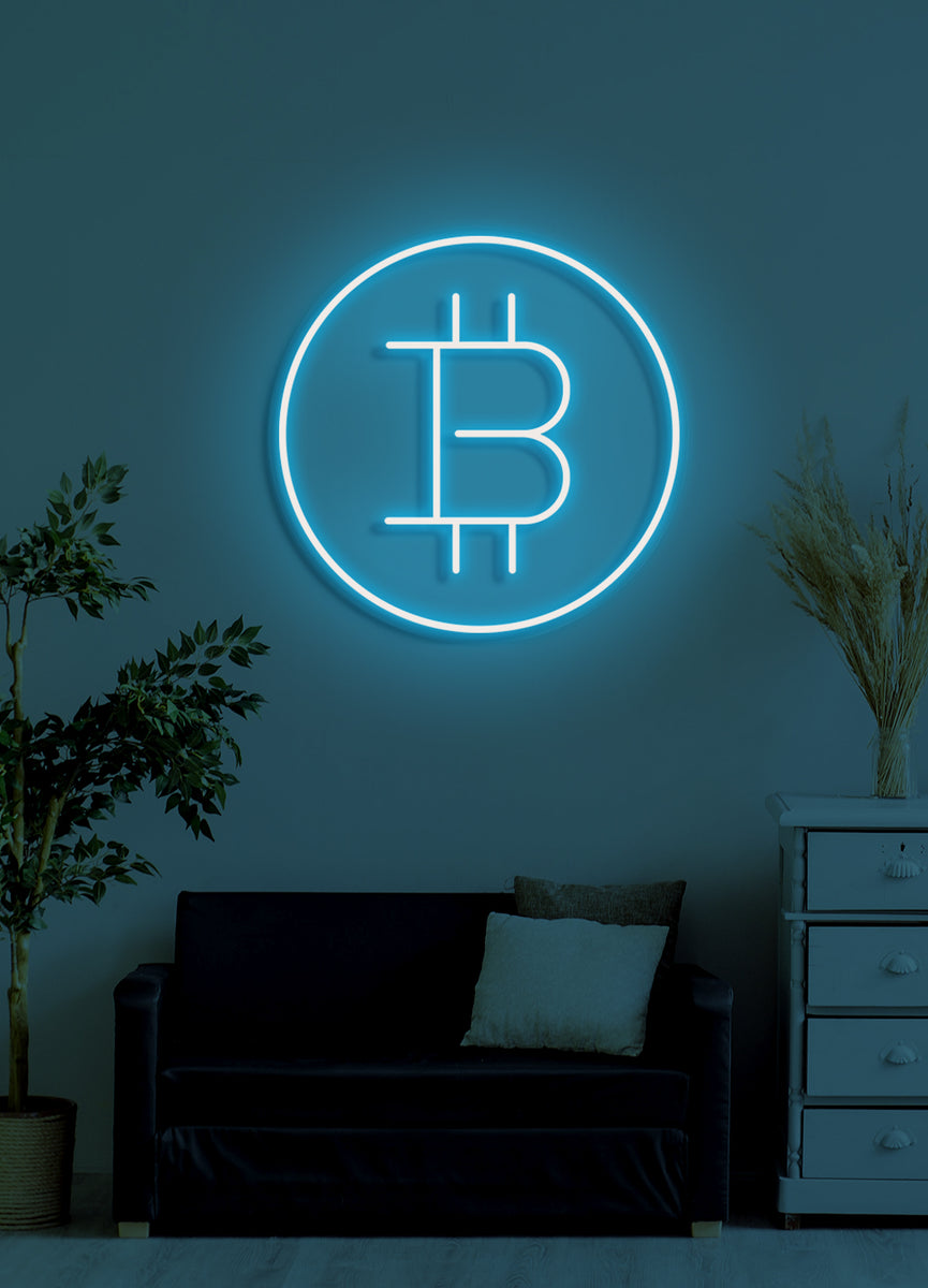 Bitcoin - LED Neon skilt – Neoncopenhagen
